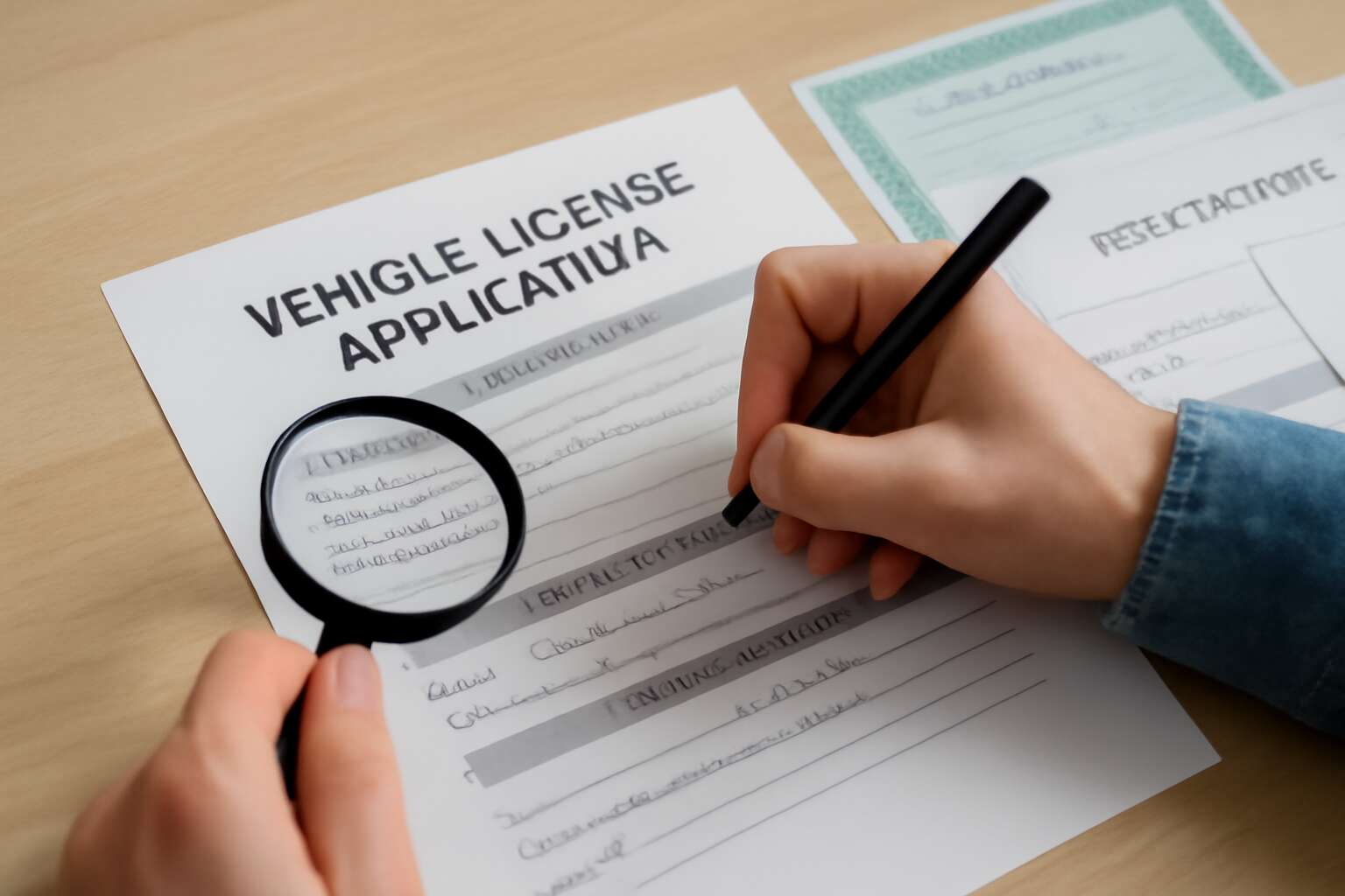 Simplify Your Paperwork: Complete Your Car License Form in Just a Few ...